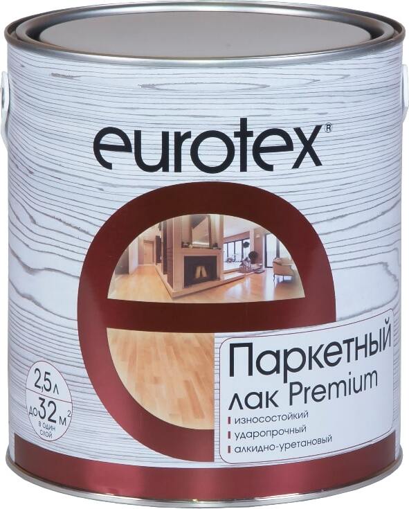 Лак строительный EUROTEX, работы Наружные, 2.5 л - купить по выгодной ...