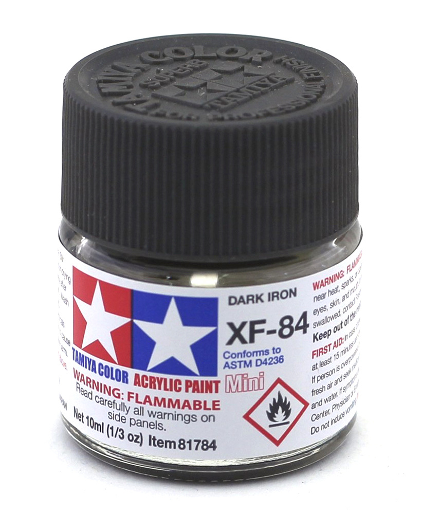 Tamiya XF-84 Dark iron, Темное железо, Матовый, Краска акриловая, 10мл ...