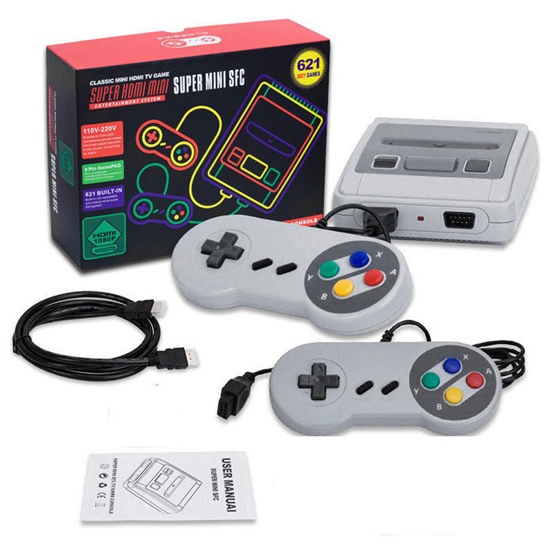 Игровая консоль HD Super Mini SFC TV game, 621 игра — купить в интернет ...