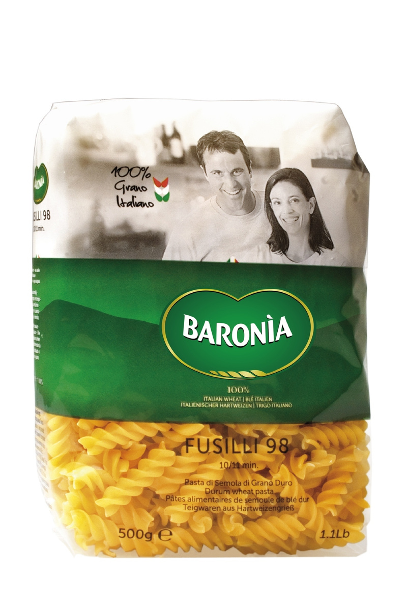 Макароны/ Паста FUSILLI 98 BARONIA, Италия, 500 гр. — купить в интернет ...