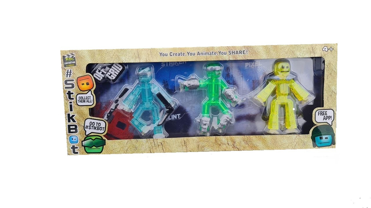 Stikbot Набор фигурок Off the Grid Raptus — купить в интернет-магазине ...