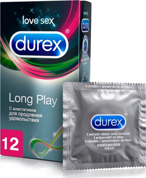 Презервативы Durex Long Play с анестетиком №12 - купить с доставкой по ...