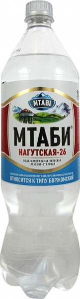 Вода Мтаби лечебно-столовая минеральная, 1,25 л - купить с доставкой по ...