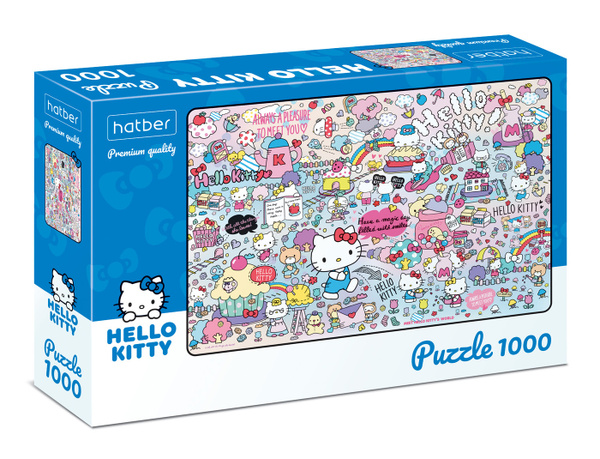 Пазлы Hatber premium"Hello Kitty" 1000 элементов 680х450 мм - купить с доставкой по выгодным ...