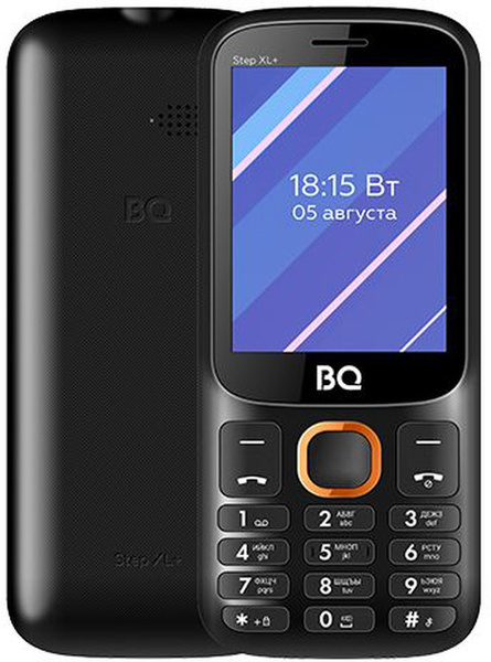 Мобильный телефон BQ 2820 Step XL+, оранжевый, черный - купить по выгодной цене в интернет ...