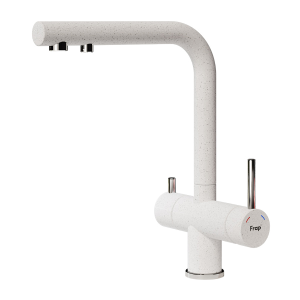 Смеситель Frap FX43752-8_248.5 Латунь С краном для питьевой воды, Гибкая подводка - купить по ...