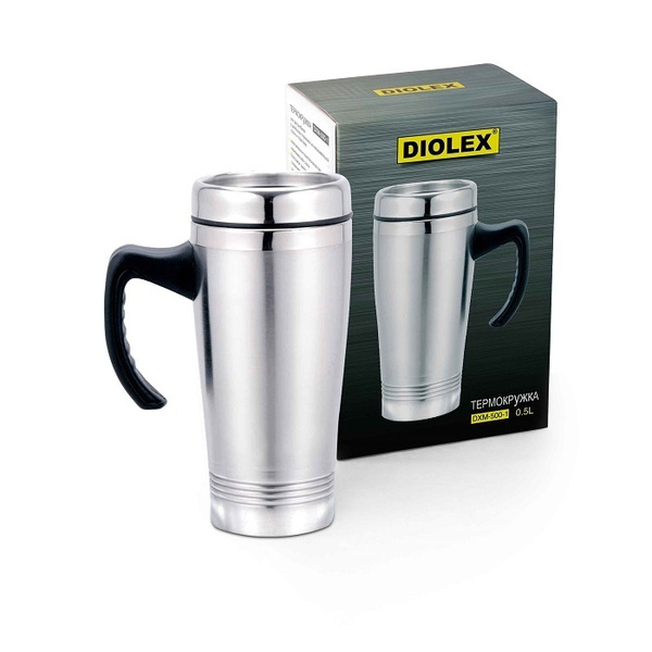 Diolex Термокружка, 0.5 л - купить с доставкой по выгодным ценам в ...