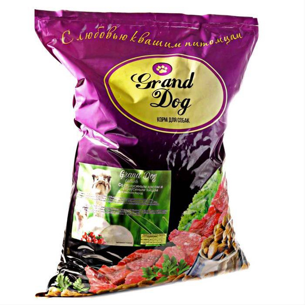 Гранд Дог 3 кг, Grand Dog Ostrich с мясом страуса и страусиным яйцом ...