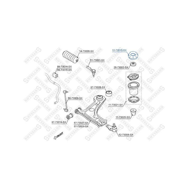 Опора амортизатора переднего Daewoo Lacetti 04 - купить по доступным ...