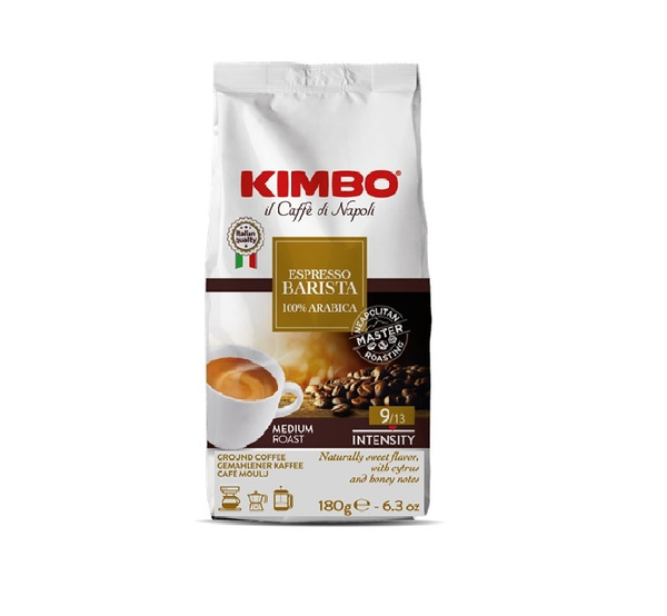 Итальянский Кофе молотый Kimbo Espresso Barista Arabica 100%, 180гр ...