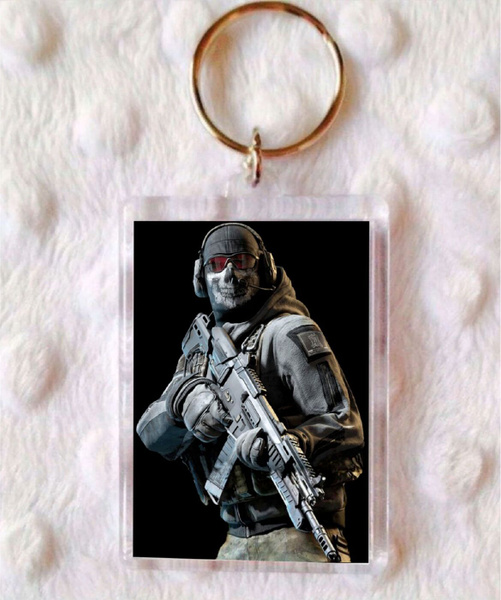 Брелок акриловый Goodbrelok с принтом Кол оф Дьюти Call Of Duty 6
