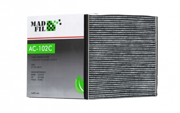 Салонный фильтр угольный MADFIL AC-102C (AC102E, K1083, C35479) купить ...