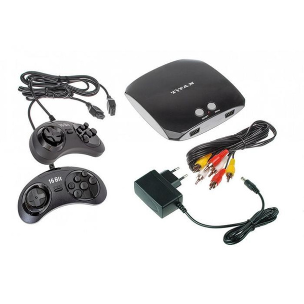 Игровая приставка Sega Магистр Titan 3, 16-bit, 500 игр, 2 геймпада, 1 ...