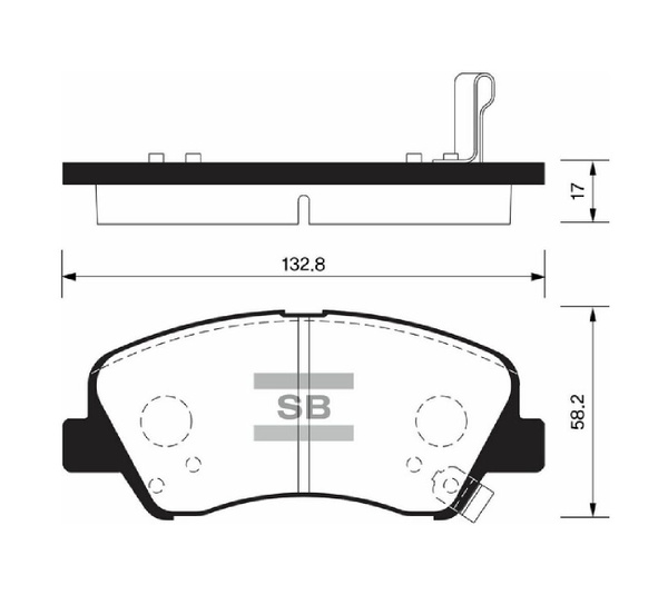 Колодки тормозные Sangsin Brake SP1399 - купить по низким ценам в ...
