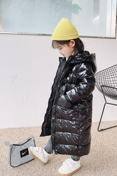 Пальто пуховое Девочки Best черный Полиэфирное волокно, размер 38 Зима купить c доставкой на ...