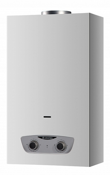 Водонагреватель проточный газовый ARISTON 10 FAST R ONM 10 NG RU, белый ...