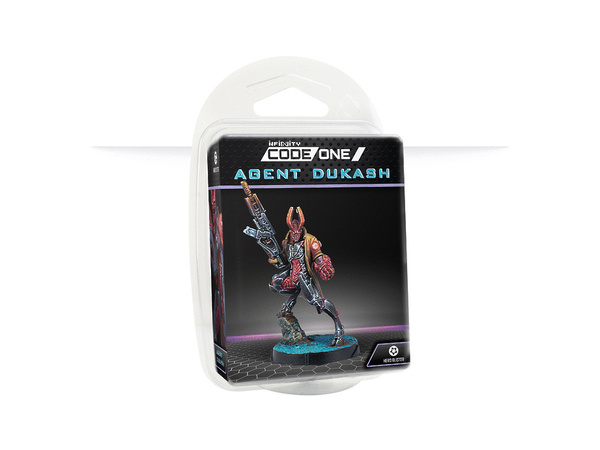 Миниатюра Agent Dukash (Multi Rifle) для настольной игры Infinity the ...