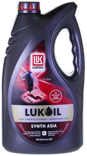 Лукойл (Lukoil) ATF SYNTH ASIA (Toyota Type T-IV) 4 л (г.Пермь ...