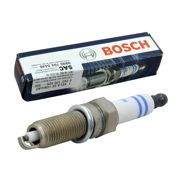 Bosch Свеча зажигания арт. 0242135528, 1 шт. купить на OZON по низкой ...