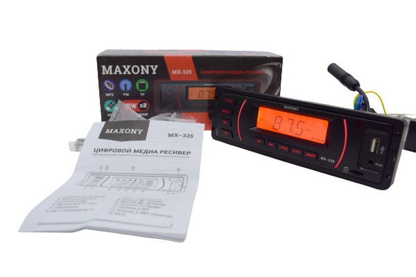 магнитола MAXONY MX-335 - купить в интернет-магазине OZON с доставкой по России (377350703)