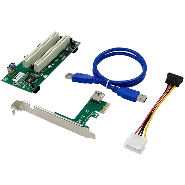 PCI Express для двойной карты адаптера PCI PCIe X1 to Router Tow 2 PCI ...