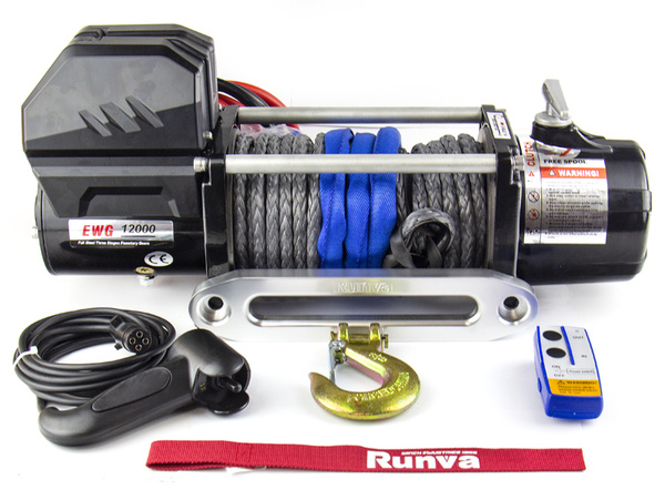 Лебедка автомобильная Runva EWD12000F_18, 5.45 т, Электродвигатель ...