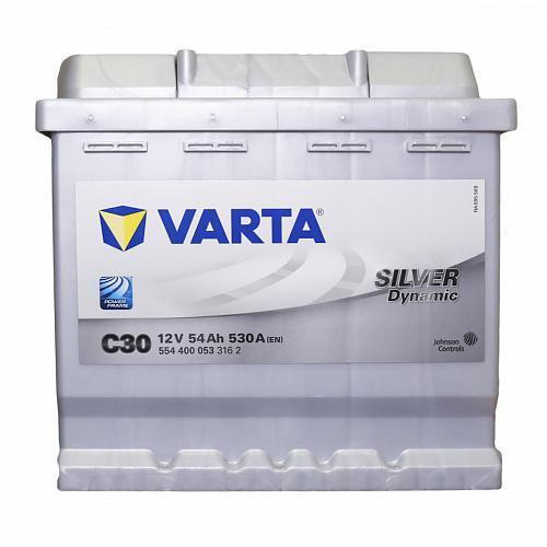 Аккумулятор автомобильный Varta Silver Dynamic C30 (554 400 053) 54 А.ч ...