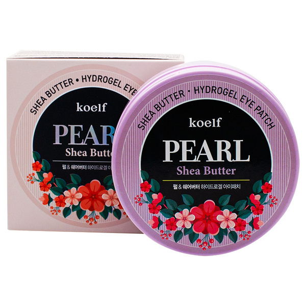 KOELF ПАТЧИ ГИДРОГЕЛЕВЫЕ ДЛЯ ГЛАЗ С МАСЛОМ ШИ И ЖЕМЧУГОМ / Koelf Pearl ...
