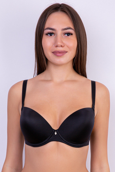 Бюстгальтер Женский Milavitsa, размер 75D черный Полиамид Беларусь Однотонный купить c доставкой ...