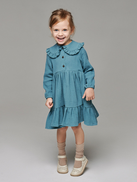 Платье из муслина Little Lis, Девочки, На любой сезон, размер 116 ...