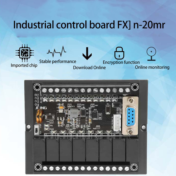 Регулятор контроллера ПЛК FX1N DC24 20MR Промышленная плата управления ...