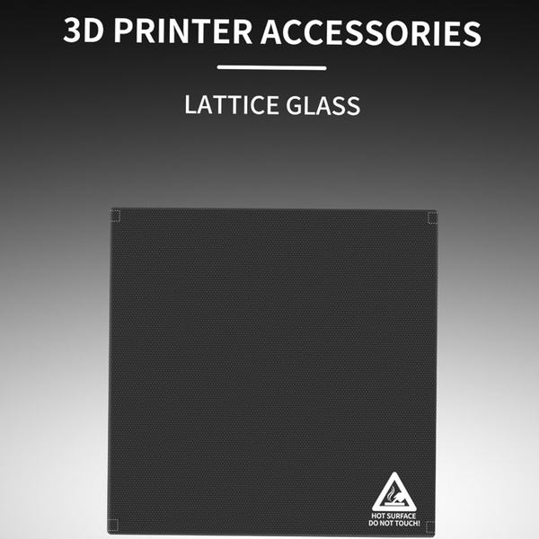 Tronxy Carbon Silicon Crystal Glass Print Bed Platform Build Surface ...