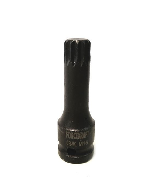 Торцевая головка ForceKraft Головка-бита SPLINE ударная M10,1/2 ...