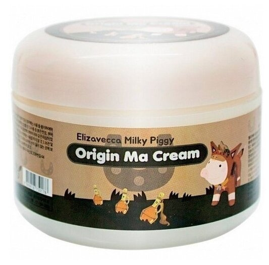 ELIZAVECCA Питательный крем для лица с лошадиным жиром MILKY PIGGY ...