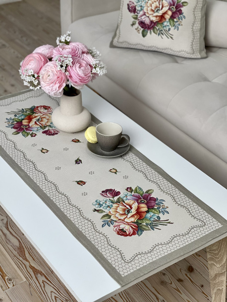 Дорожка гобеленовая Нежнось 40х100 см - купить с доставкой по выгодным ценам в интернет-магазине ...