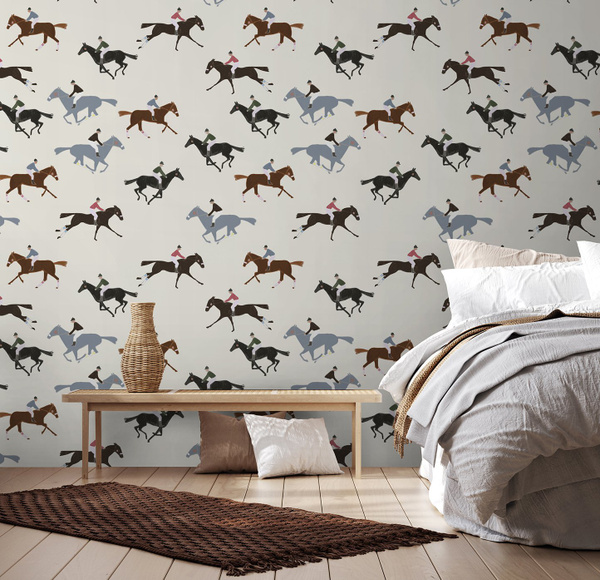 Обои флизелиновые Скачки Fun House Store виниловые на флизелине моющиеся 1м 3 м купить по