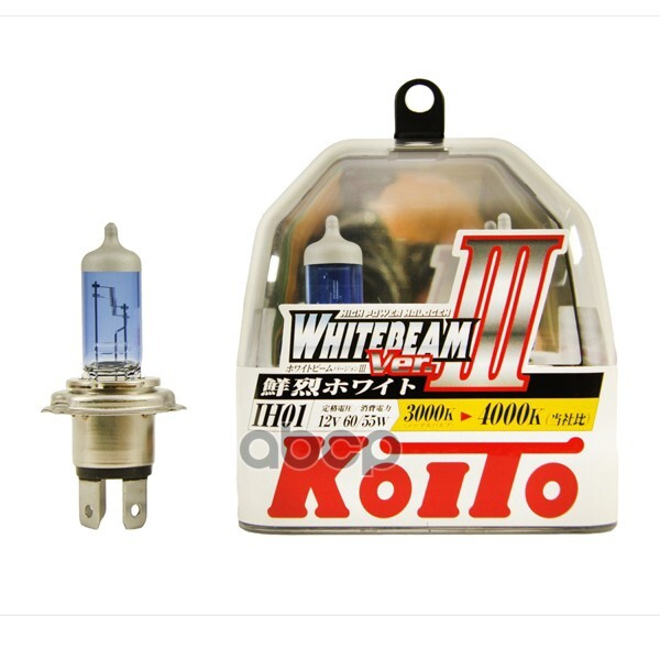 Лампа Высокотемпературная Koito Whitebeam Ih01 12v 60/55w (100/90w) 4000k (Комплект 2 Шт.) KOITO ...
