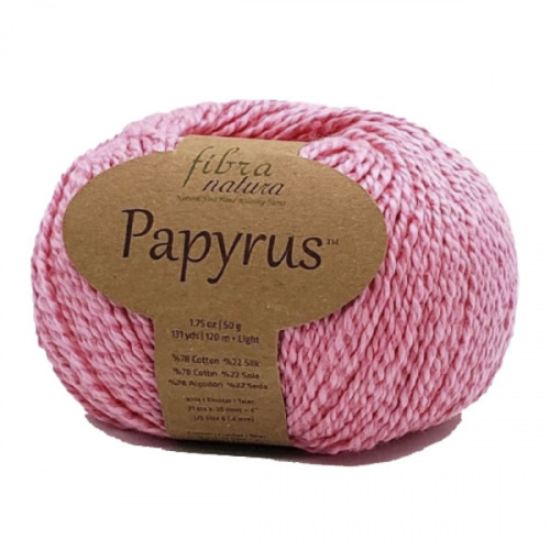 Пряжа Papyrus Fibra Natura (229-07), 50г, 120м, 78% хлопок, 22% шелк (2 ...