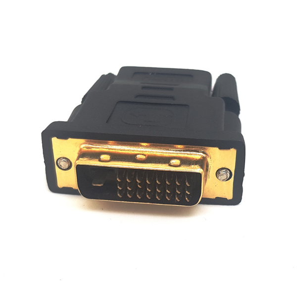 Переходник DVI - HDMI штекер-гнездо, HDMI-F to DVI-M (24+1) - купить с ...