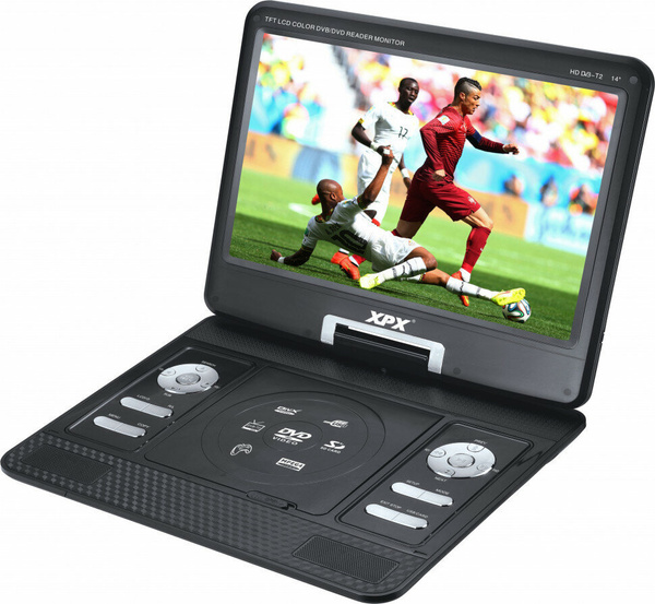 DVD-плеер XPX EA-1369L с ТВ-тюнером DVB-T2 (3D / Game / USB / TF ...
