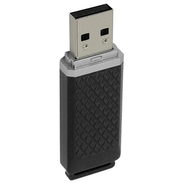 Флеш-диск 16 GB, SMARTBUY Quartz, USB 2.0, черный, SB16GBQZ-K купить на ...