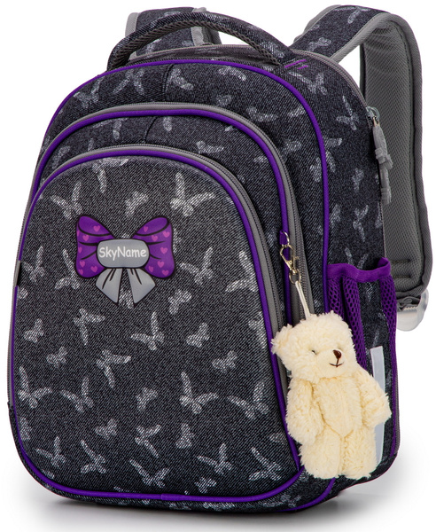 Ранец школьный для девочки для начальных классов, 16 л, А4, с ...