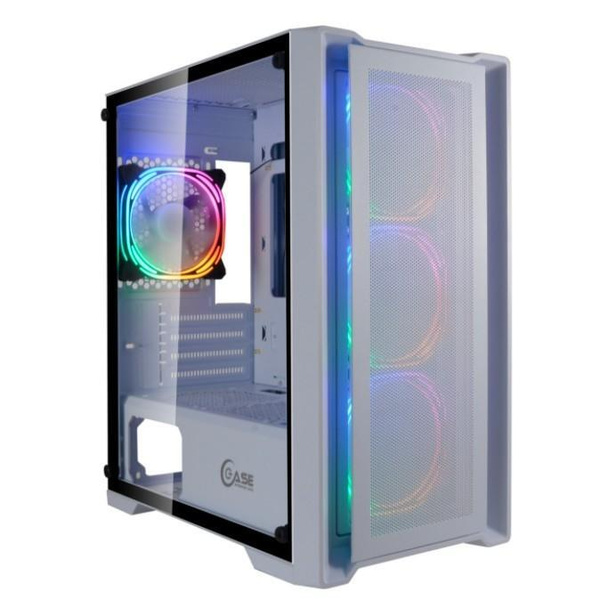 Powercase Компьютерный корпус Alisio Micro X4W (CAMIW-L4), белый (CAMIW ...