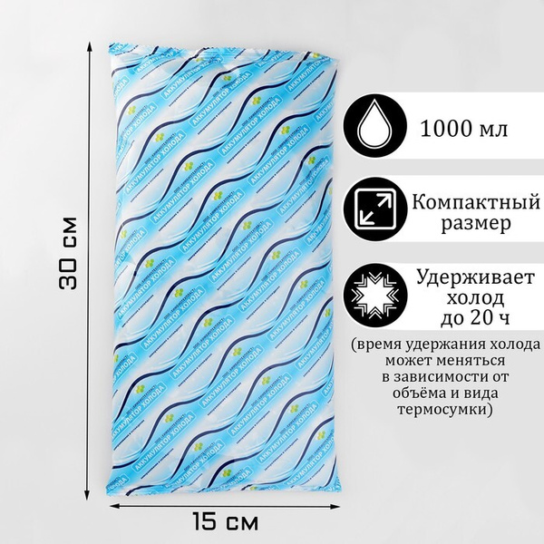 Мастер К. Аккумулятор холода объем 1000 мл, 1 шт. - купить с доставкой ...