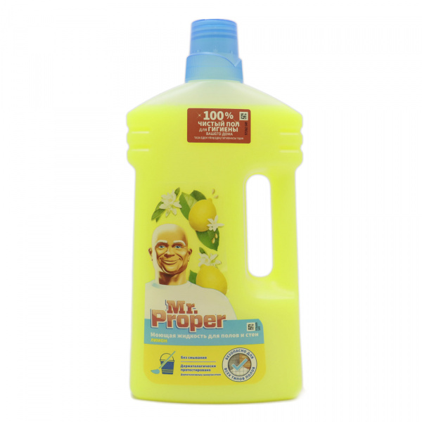 Mr. Proper Моющая жидкость для уборки Универсал Лимон, 1.5л - купить с ...