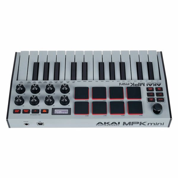 AKAI PRO MPK Mini MK3 Gray MIDI-клавиатура, серая - купить с доставкой по выгодным ценам в ...