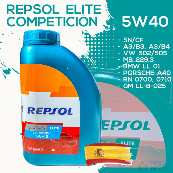 Масло моторное Repsol 5W-40 Синтетическое - купить в интернет-магазине ...