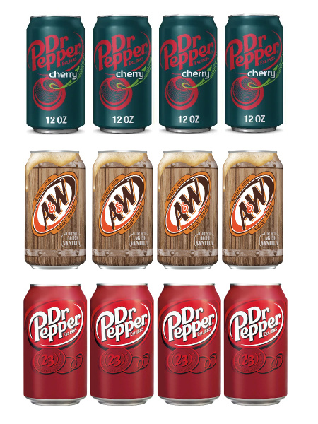 Газированный напиток Dr.Pepper Cherry, Dr.Pepper Original, A&W Root ...