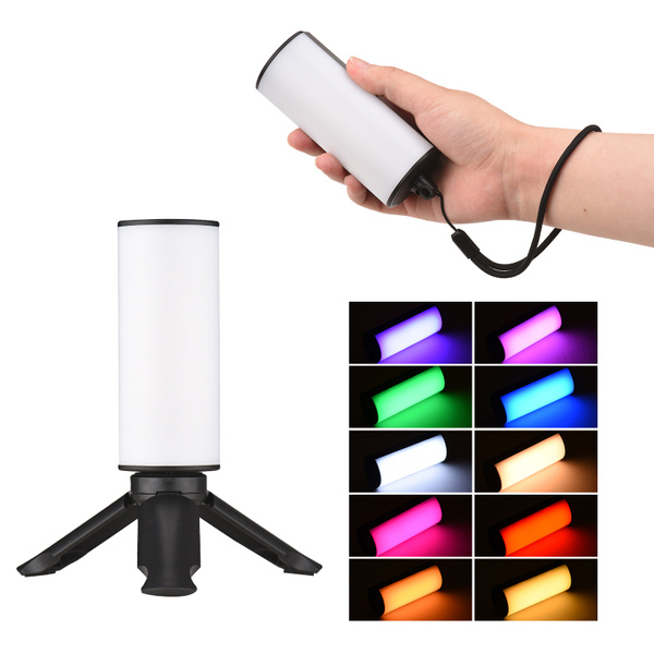 Andoer W100RGB Mini LED Video Light Перезаряжаемый заполняющий свет RGB 2500K-9000K - купить с ...