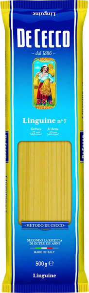 De cecco / Спагетти De Cecco Linguine №7 500г 1 шт - купить с доставкой ...